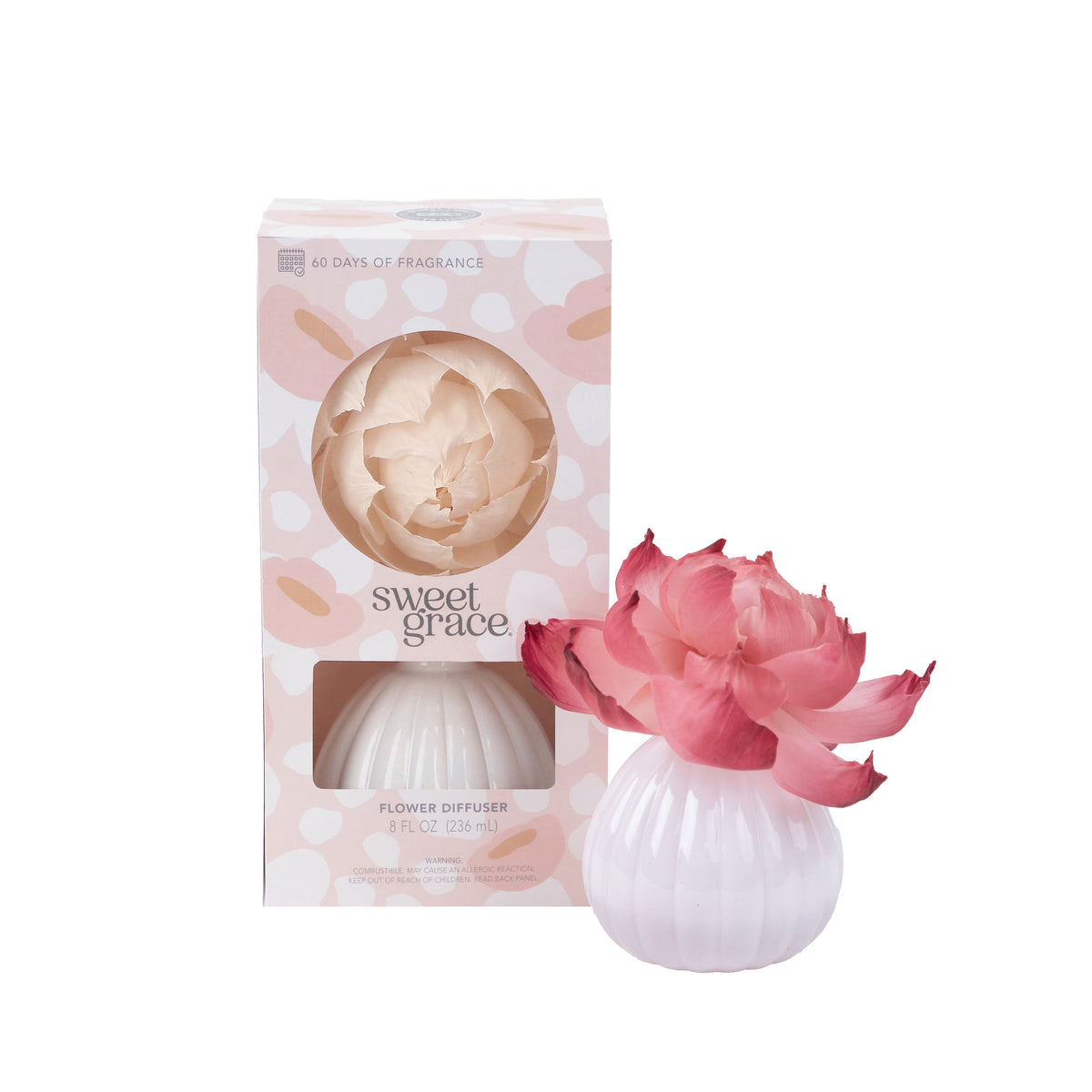 Sweet Grace Flower Diffuser – Silver Dollar Boutique